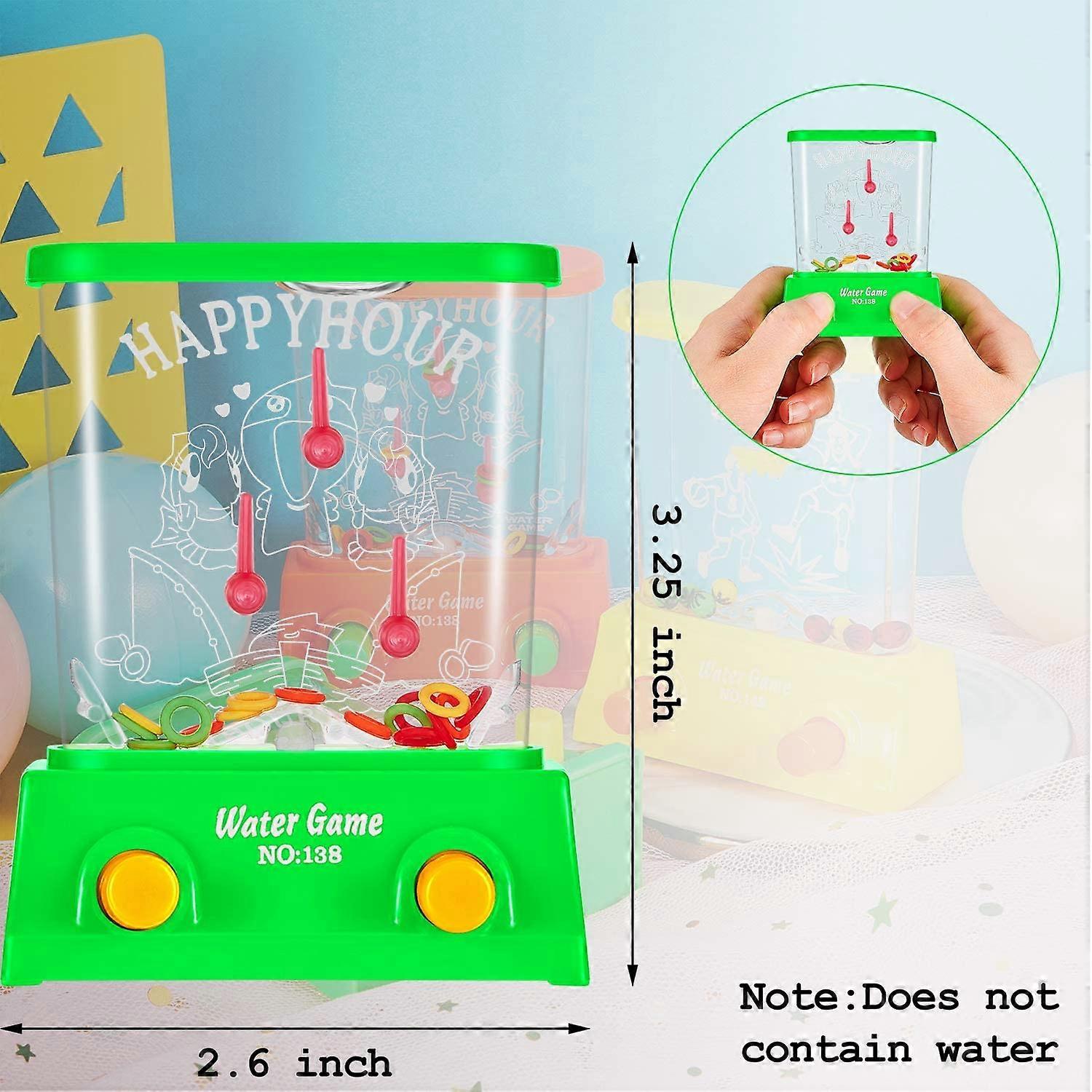 4 Pieces Handheld Water Game Arcade Water Ring Water Tables for Beach ...