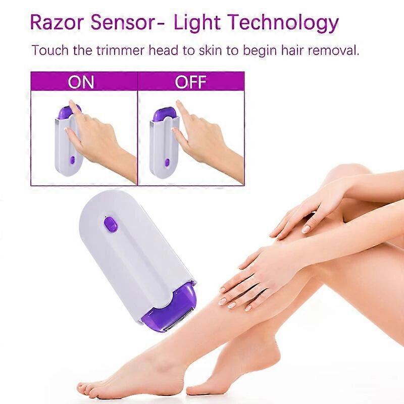 USB Rechargeable Painless Hair Removal Tool Laser Touch Epilator Women Body Face Leg Bikini Hand ...
