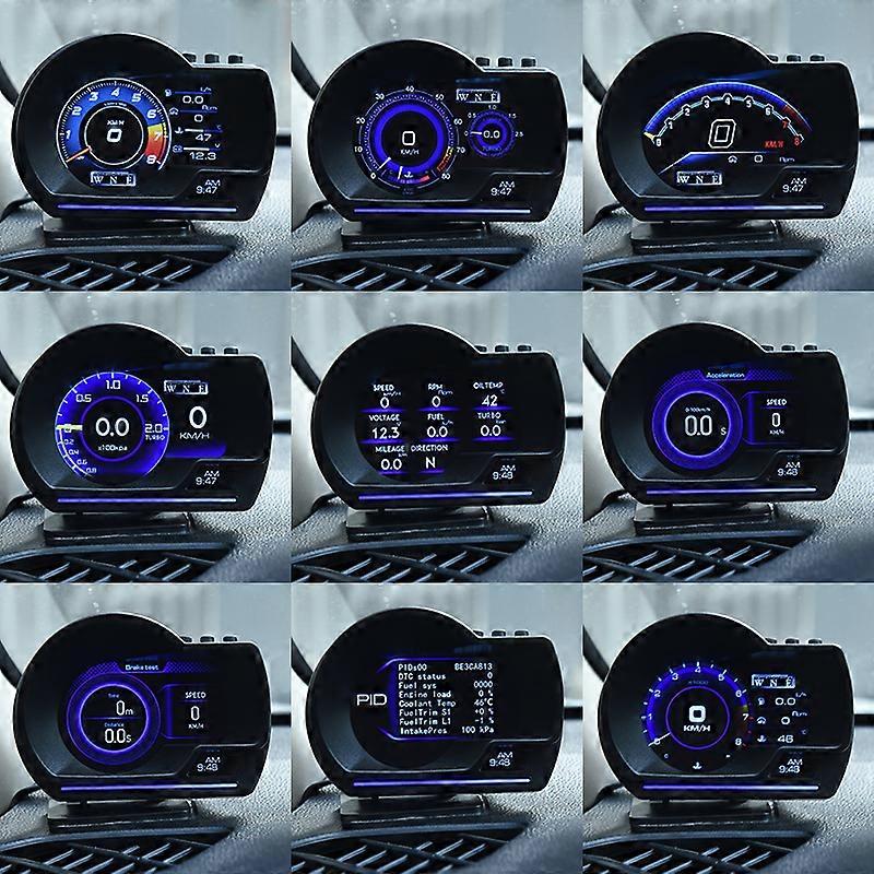 Newest Car Head Up Display OBD2+GPS Auto Display Smart Car HUD On-Board ...