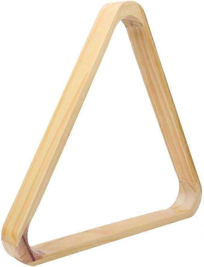 Billiard Balls Set Wooden Billiards Ball Rack Pool Table Triangle And ...