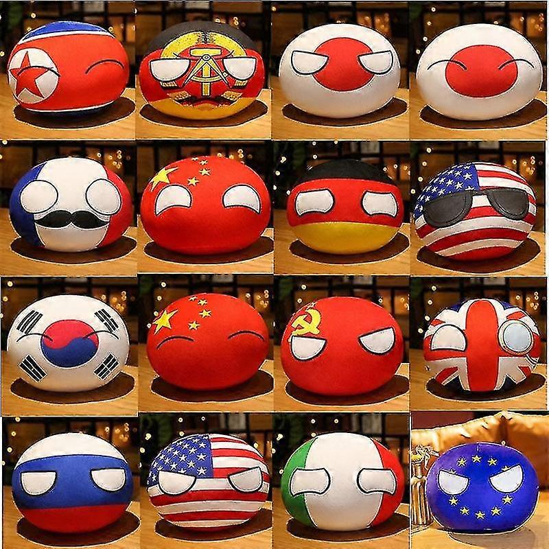 70 styles 10cmnational ball plush toyPolish ball pendantnational ball ...