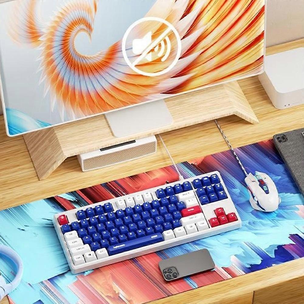 Type A INPHIC K902 87 Keys Mute Keyboard Gaming Keyboard with Colorful ...
