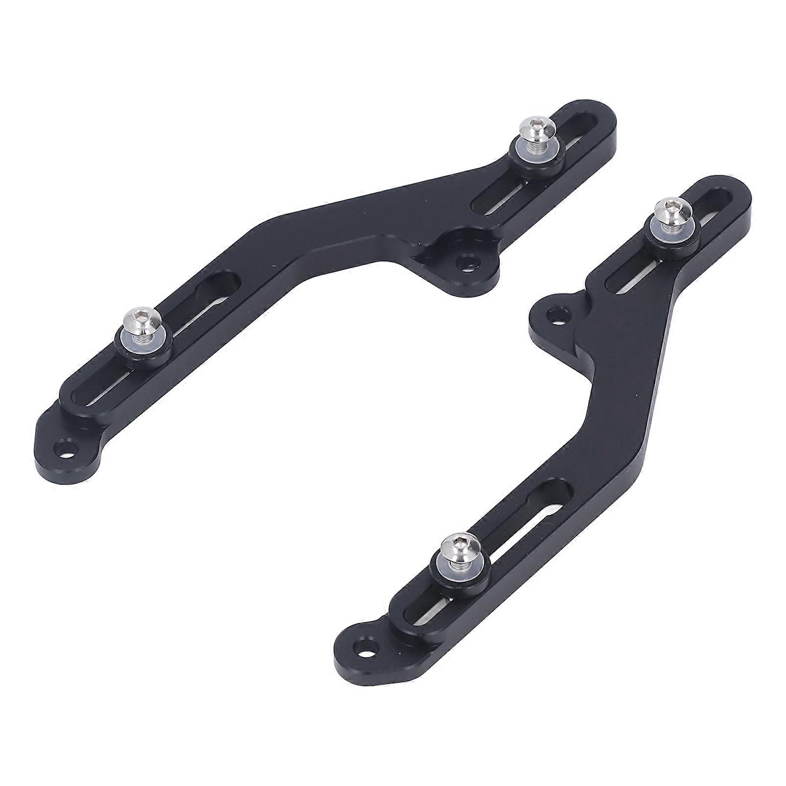 1 Pair Black Motorcycle Windscreen Adjuster Aluminium Windshield ...