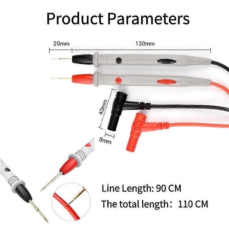 Universal Multimeter Test Leads Cable AC DC 1000V 20A CAT III Measuring ...