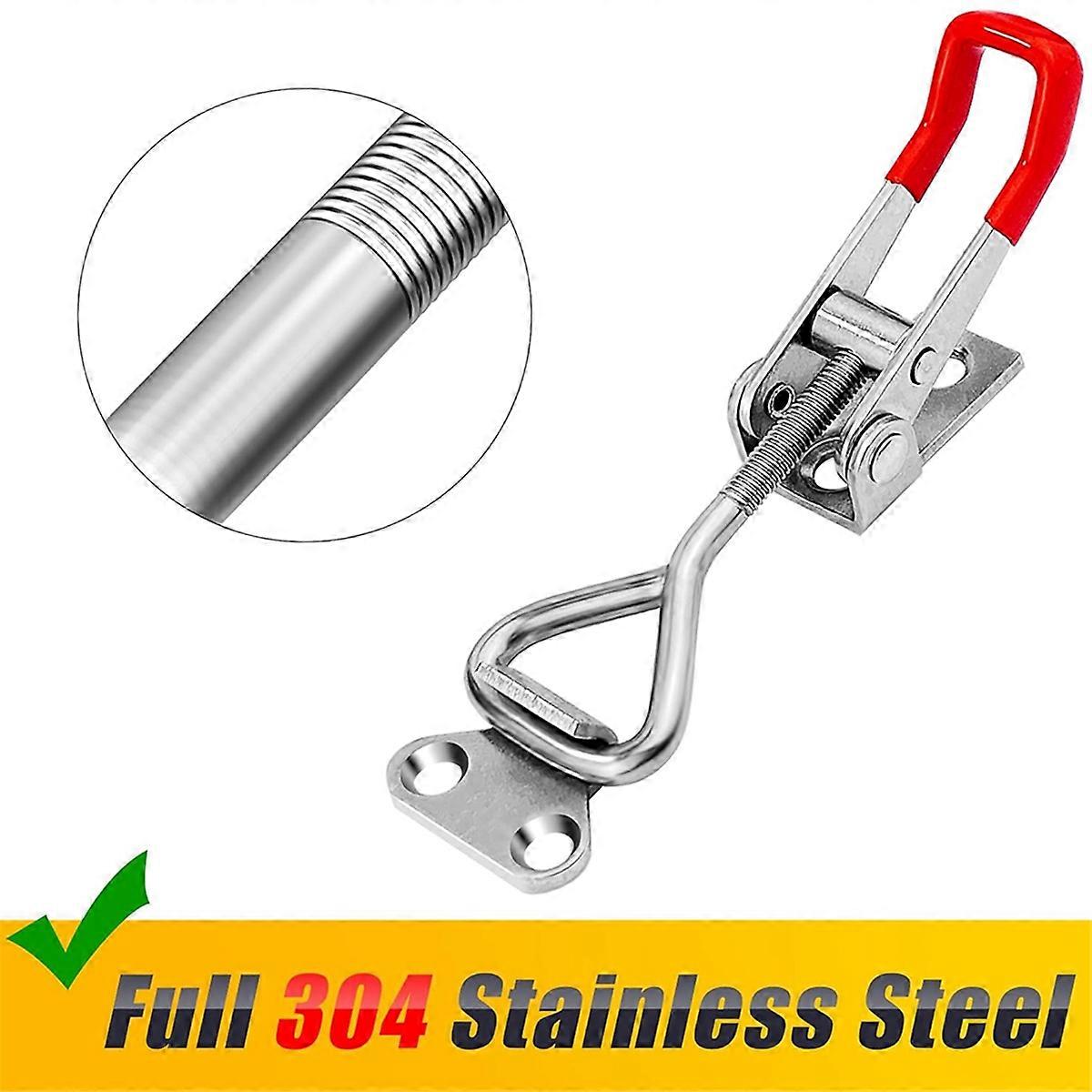 4 Pack Toggle Latch Clamp 4001 Adjustable 304 Stainless Steel Toggle ...