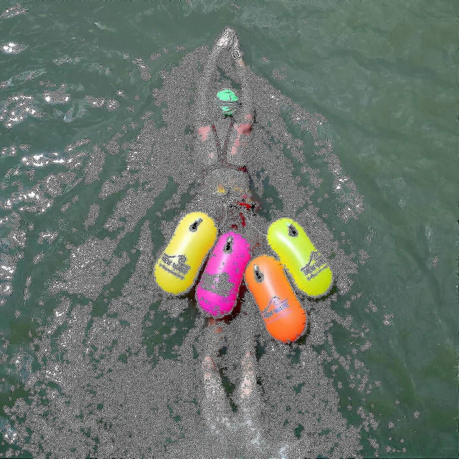 New Wave Swim Foam Buoy with 15L Capacity for Open Water Swimmers and ...
