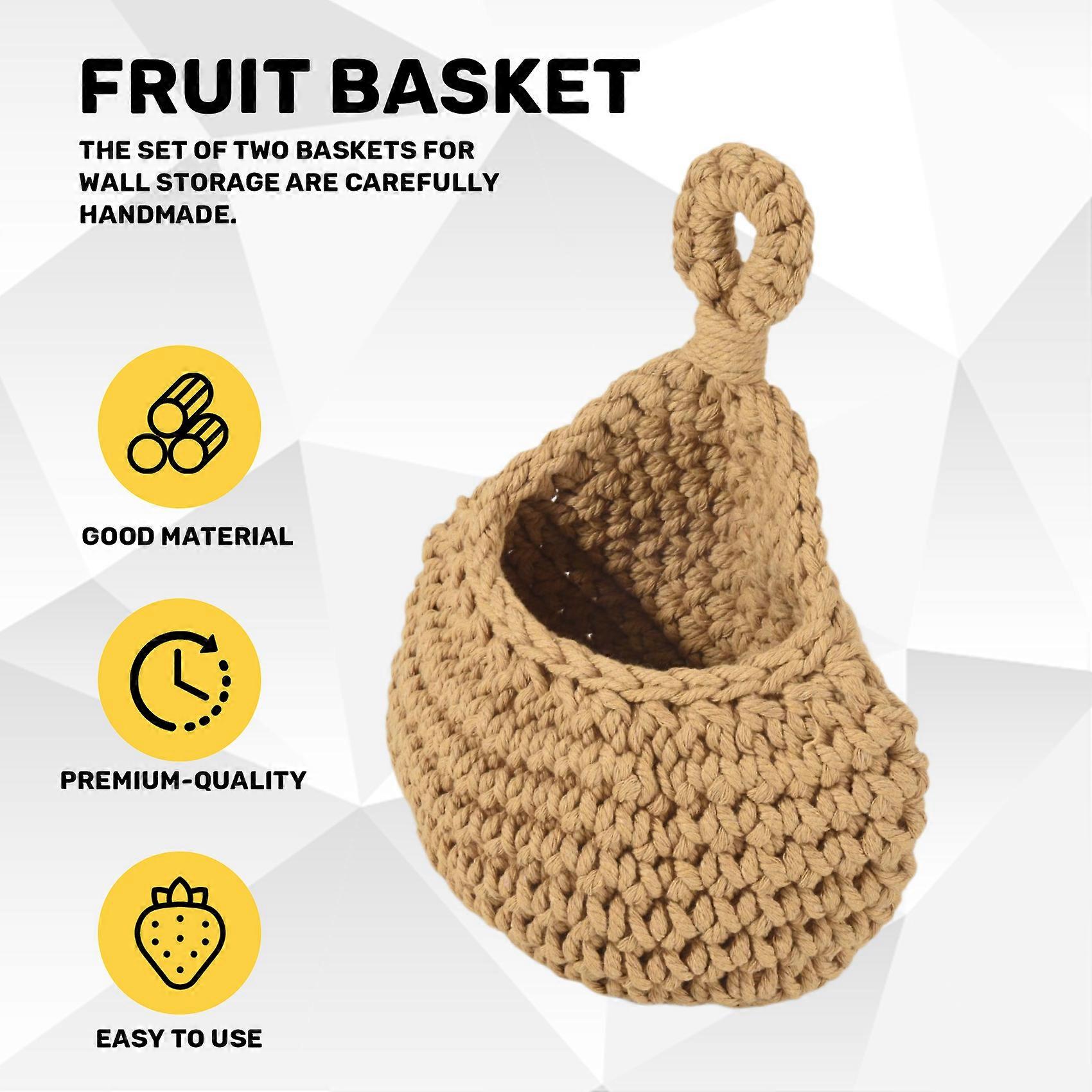 Jute Potato and Onion Storage Basket for Pantry Boho Kitchen Decor ...