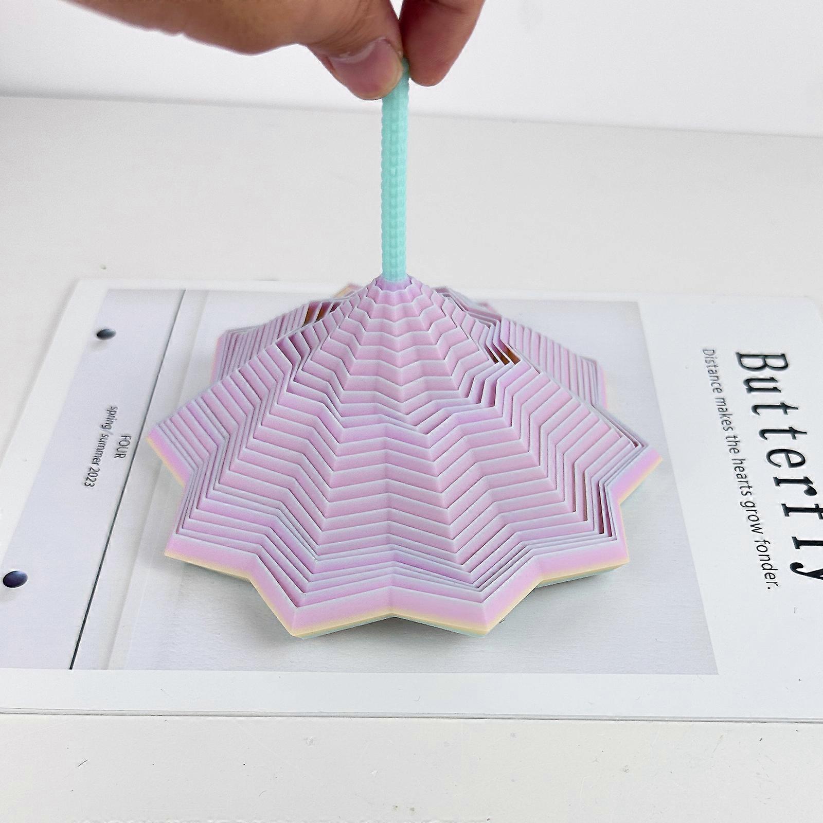 3D Printing Expanded Sensory Fidget Star Model Visual Illusion Hexagon ...