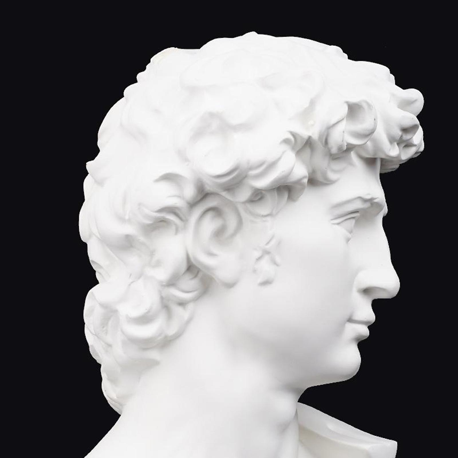 David Head Statue Bust Resin Greek Mythology Mini Europe Art Decor ...