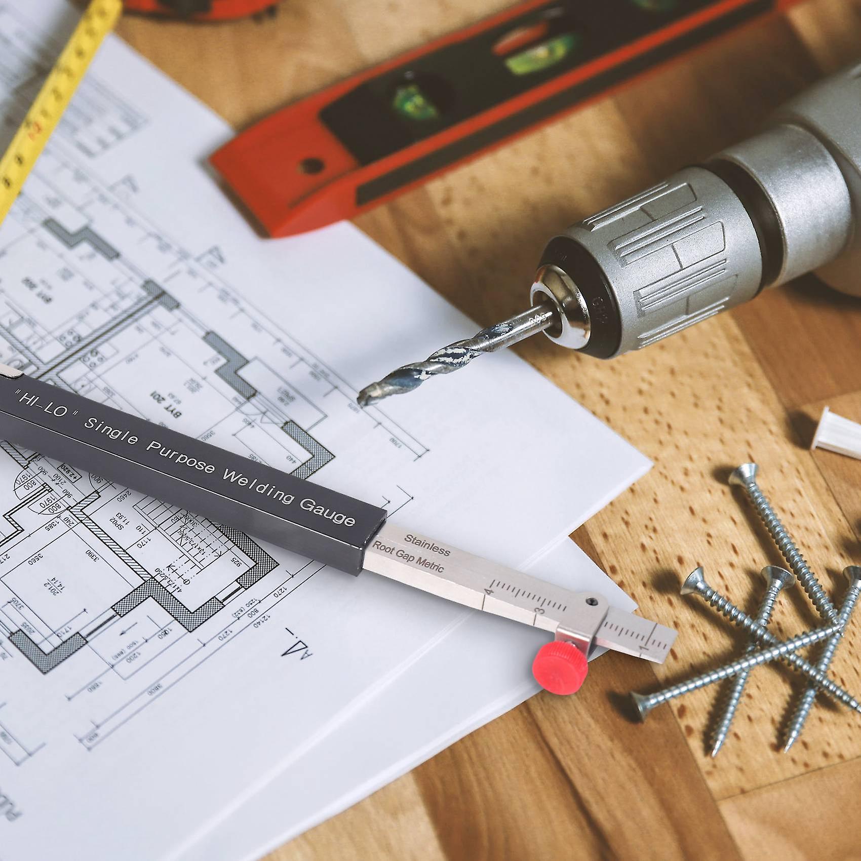 Welding Inspection Scale Small Height Gauge Hi-Lo Dedicated Internal ...