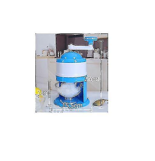Ice Shaver Manual Hand Crank Operated Fast Crushing Ice Block Snow Cone ...