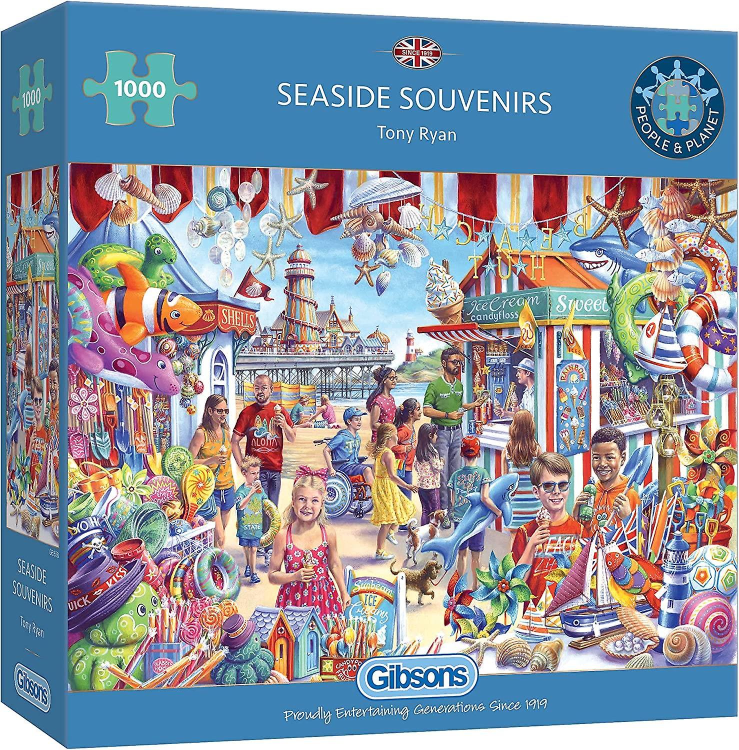 Gibsons Seaside Souvenirs Jigsaw Puzzle (1000 Pieces) | Fruugo NZ