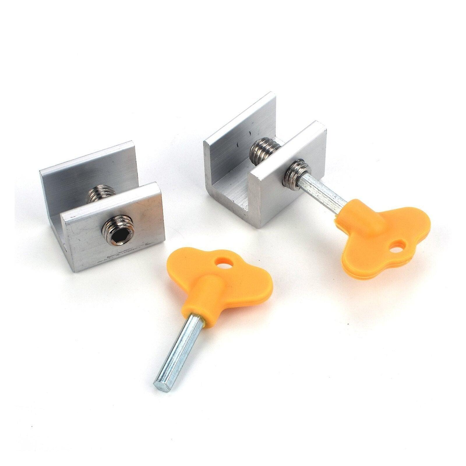 10X Adjustable Sliding Window Locks Door Frame Locks With Key Safety ...