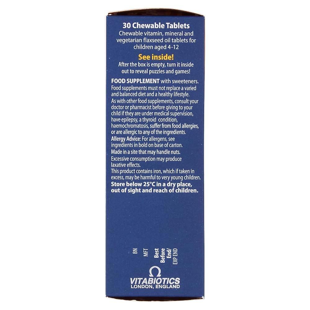 Vitabiotics Wellkid Multi-Vitamin Smart Chewable - 30 Tablets | Fruugo US