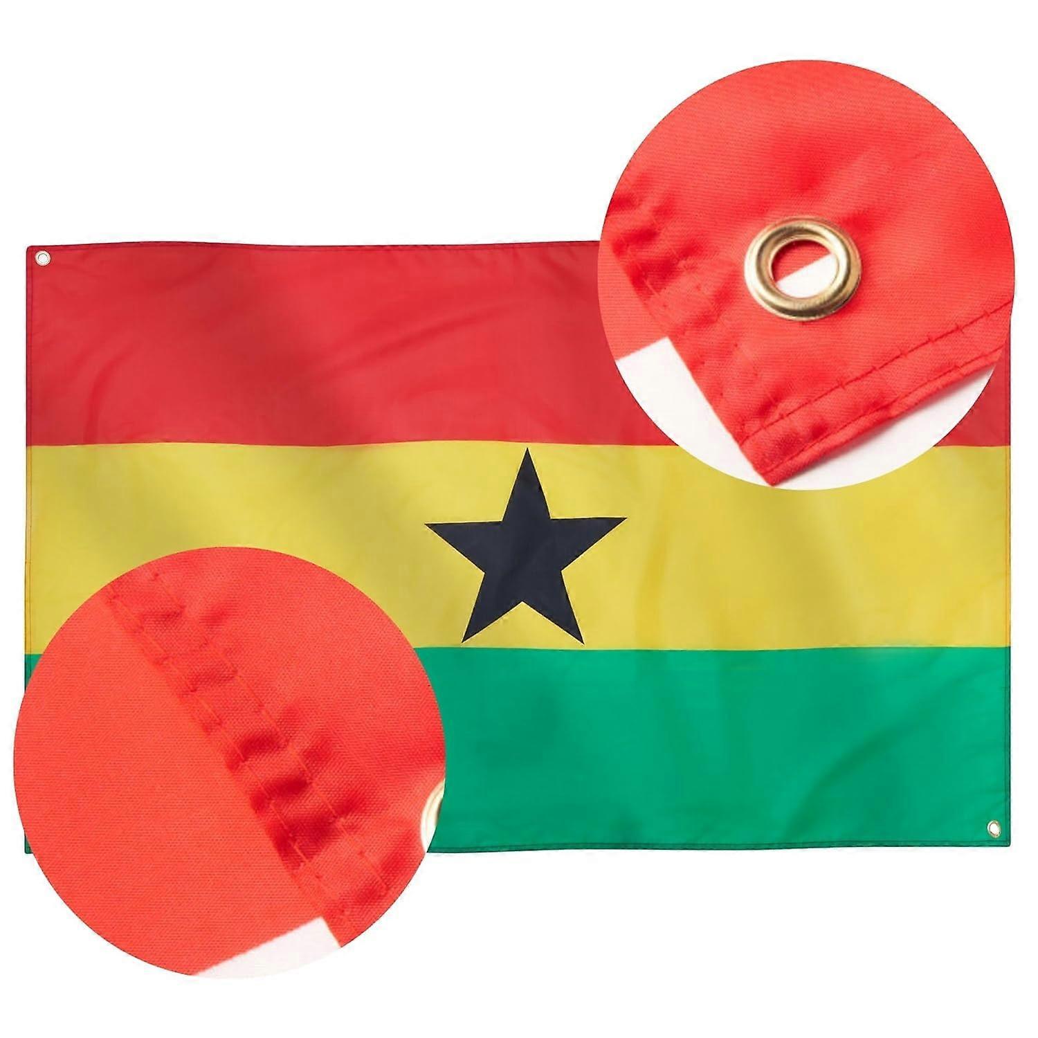 Ghana Flag,Eyelet In Every Corner, Ghanian Flag, Republic Of Ghana ...