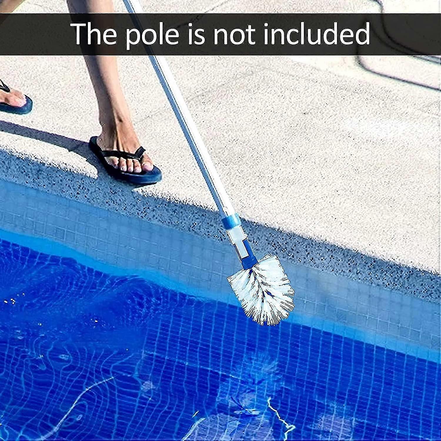 2pcs Swimming Pool Corner Brush- Pool Step & Corner Brush Head Pool ...