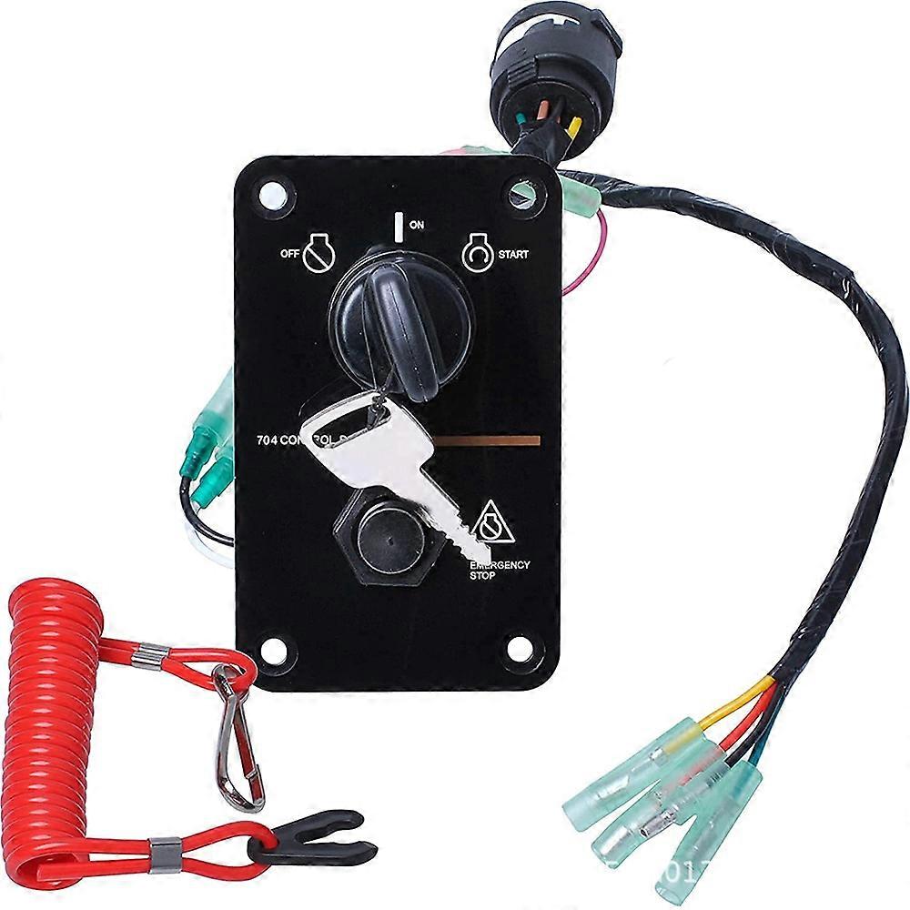 Switch Panel Outboard Single Engine Key Assembly on-off-start 704 ...
