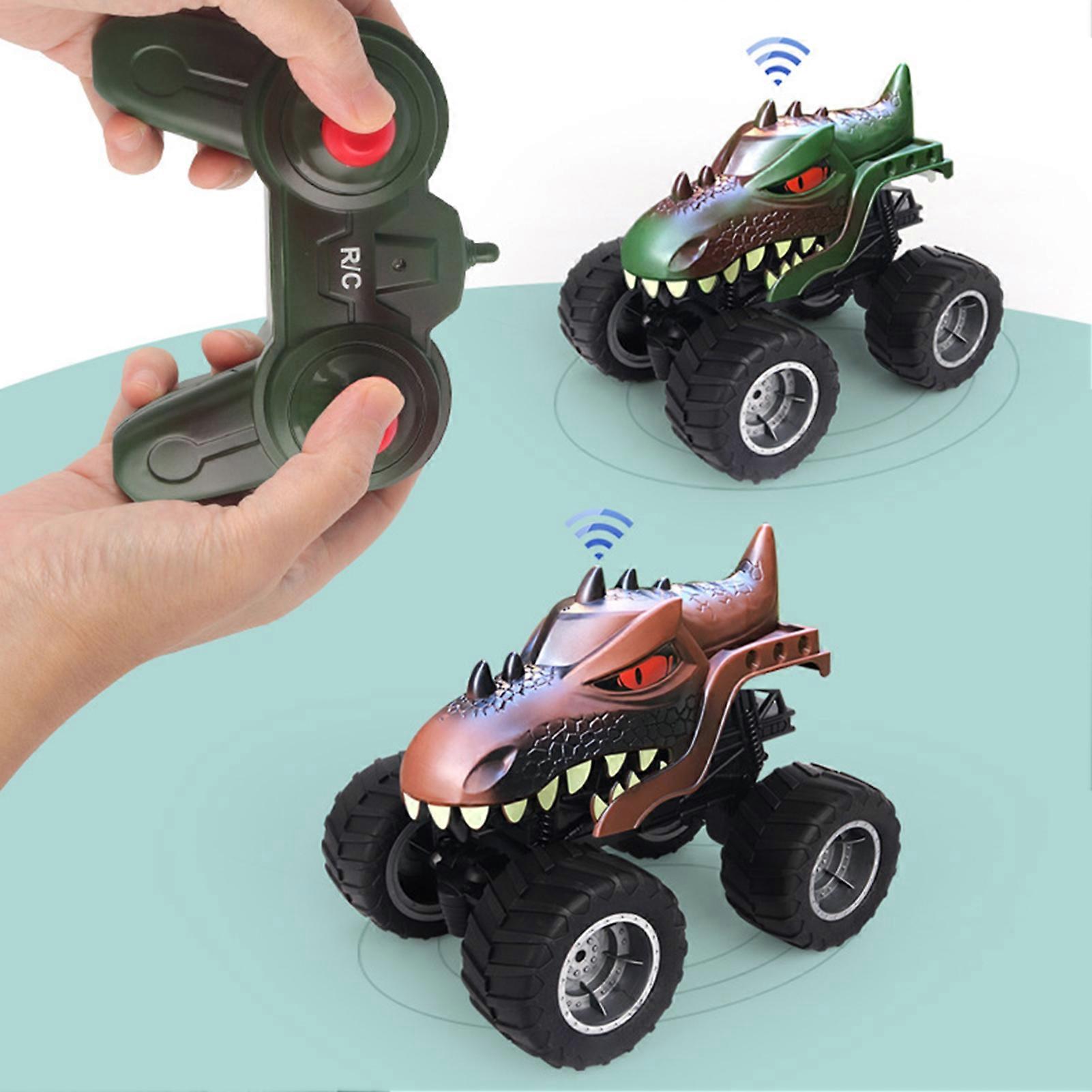 Dinosaur Remote Control Car Toy Four-Wheel Drive Drift RC Stunt Cars ...