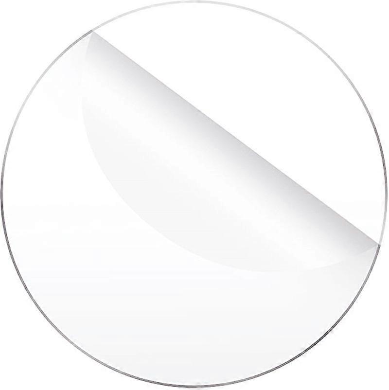 2 Pcs Transparent Acrylic Sheet Round, Plexiglass Sheets, Clear Acrylic ...