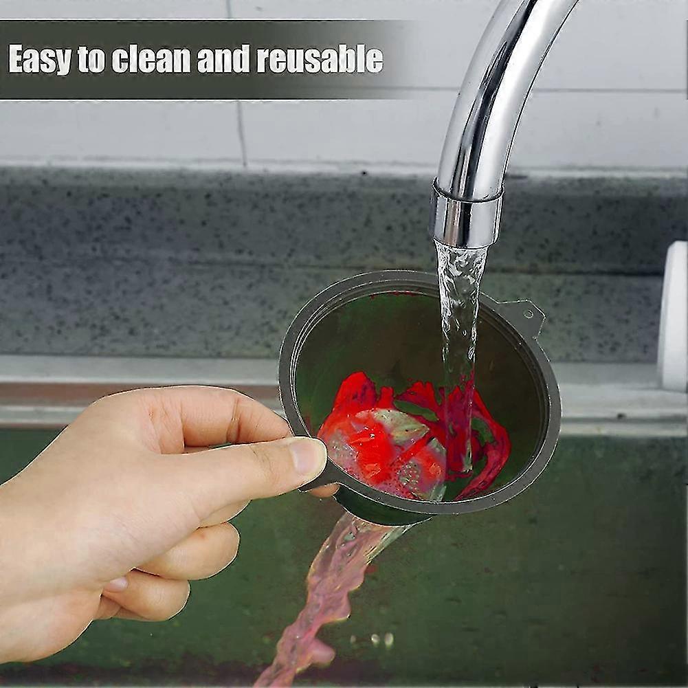 30 Pcs Paint Filter 100 Mm Plastic Paint Strainer With Fine Nylon Mesh ...