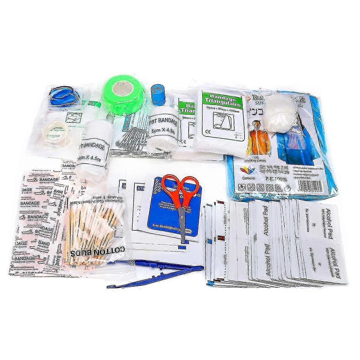 Emergency Tools 51pcs-300pcs Portable First Aid Kit Survival Bag Mini ...