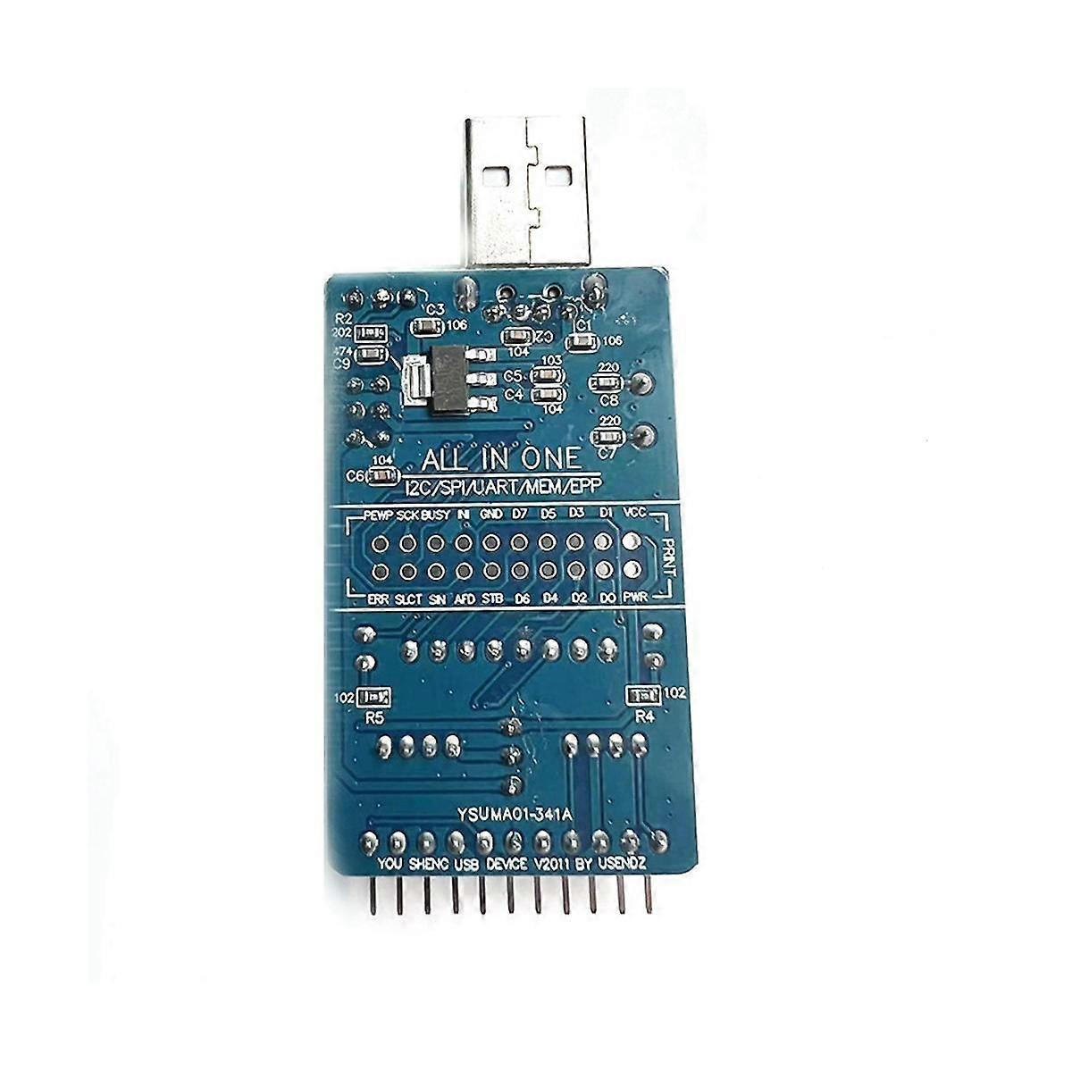 CH341A USB To I2C / IIC / SPI / UART / TTL / ISP Adapter EPP / Parallel ...
