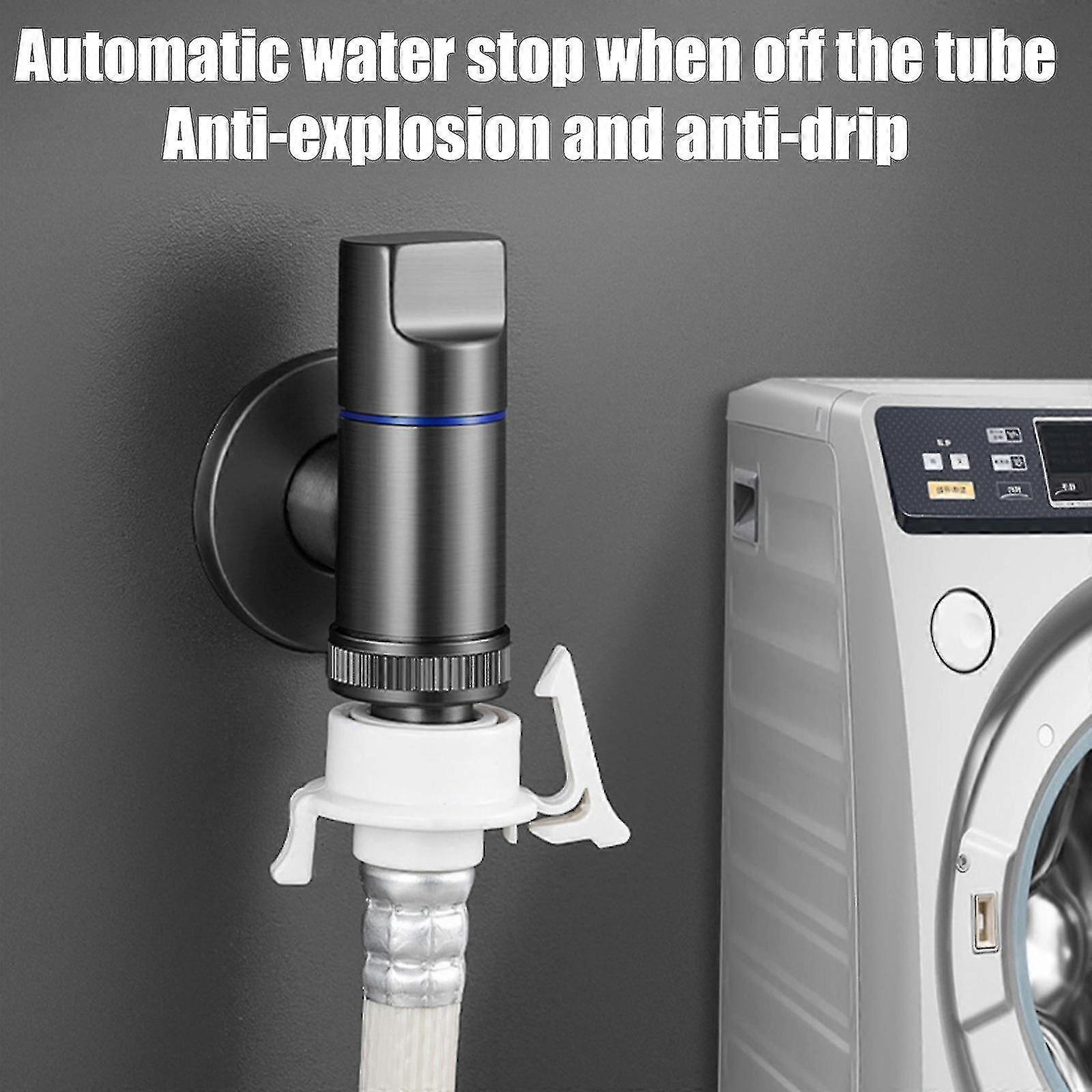 Washing Machine Faucet Automatic Water Stop Valve-a+qwl | Fruugo UK
