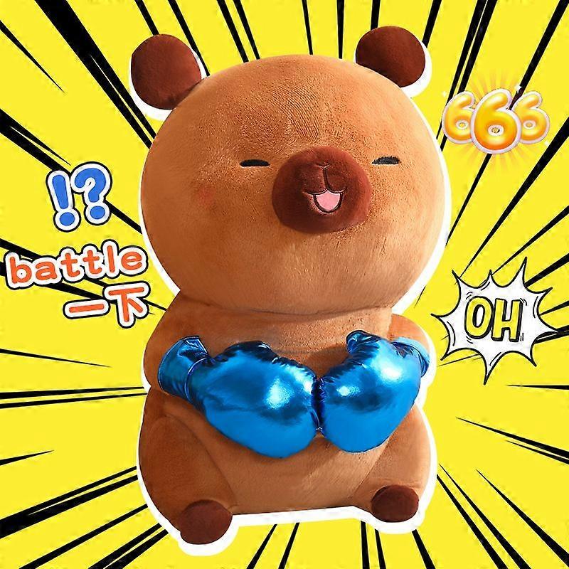 GaiBoSi Newest Creative Boxing Capybara Plush Toy Kawaii Athlete ...