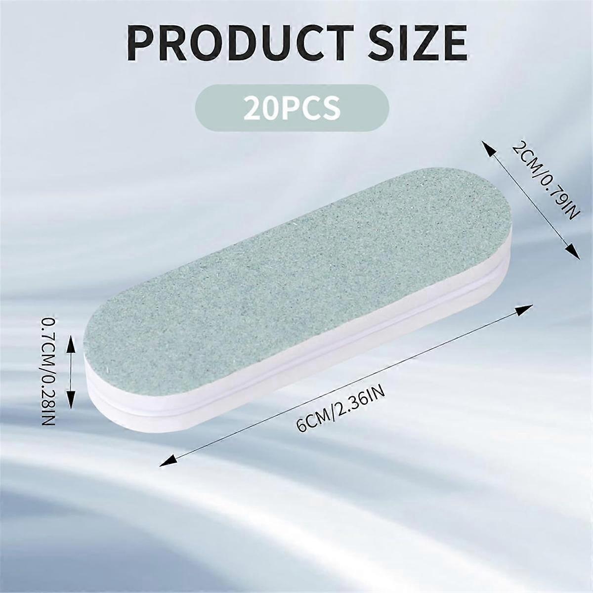 20 PCS Silver Polishing Stick Double-Sided Cleaning Buffing Bars Polish ...