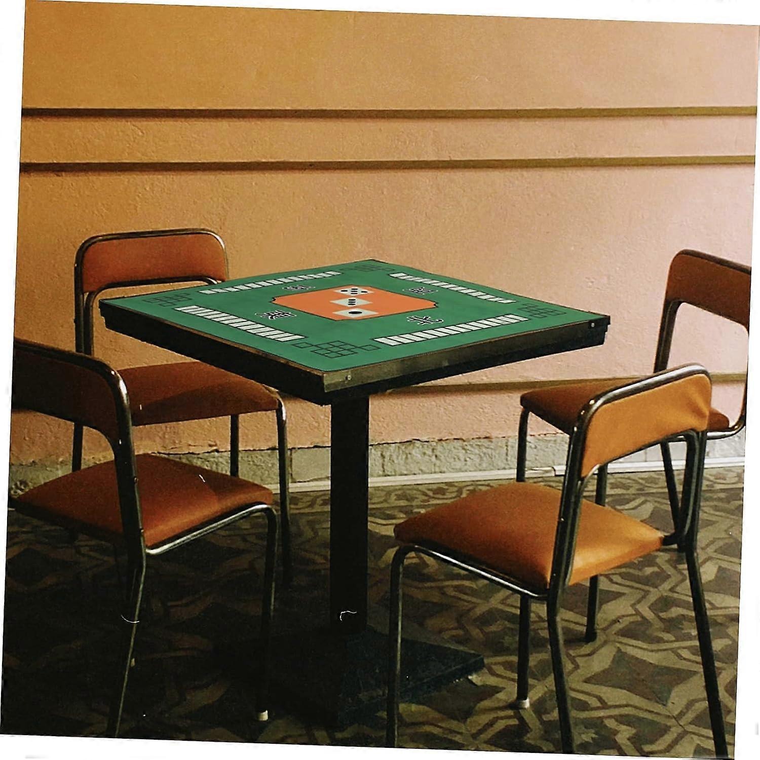 Mahjong Tablecloth Card Protector Sleeves Gaming Desk Decor Green Tile ...