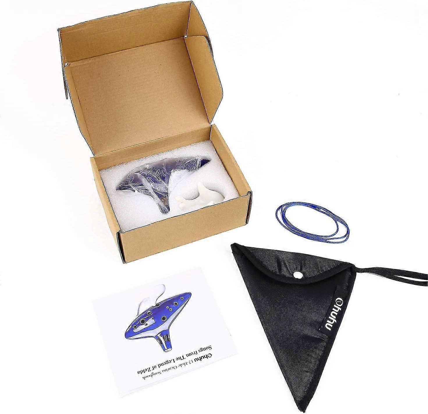 Zelda Ocarina Musical Instrument - Ceramic Alto C Ship Flute With ...