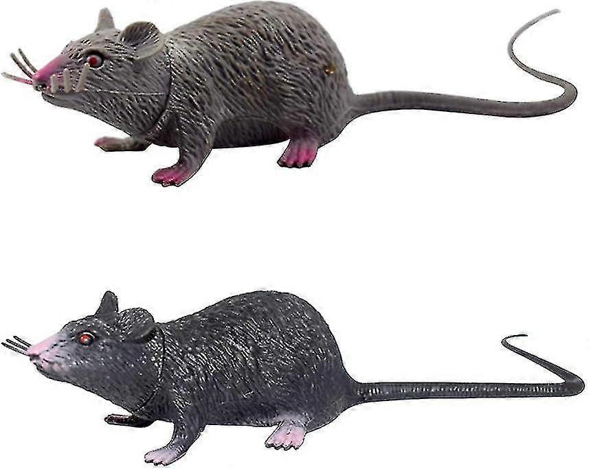 2024,2pcs Lifelike Fake Mouse Realistic Mice Toy Spooky Rat Toy ...