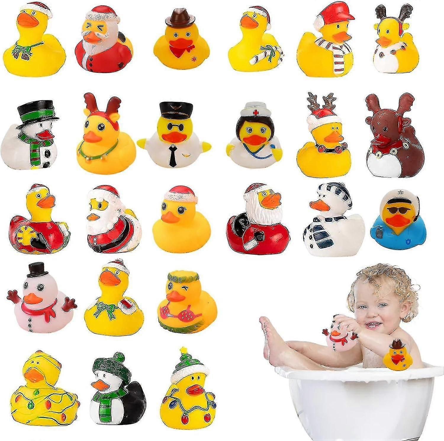Rubber Duck Advent Calendar 2023, Advent Calendar 2023 Kids, Advent Calendar Duck Bath Toy Set ...