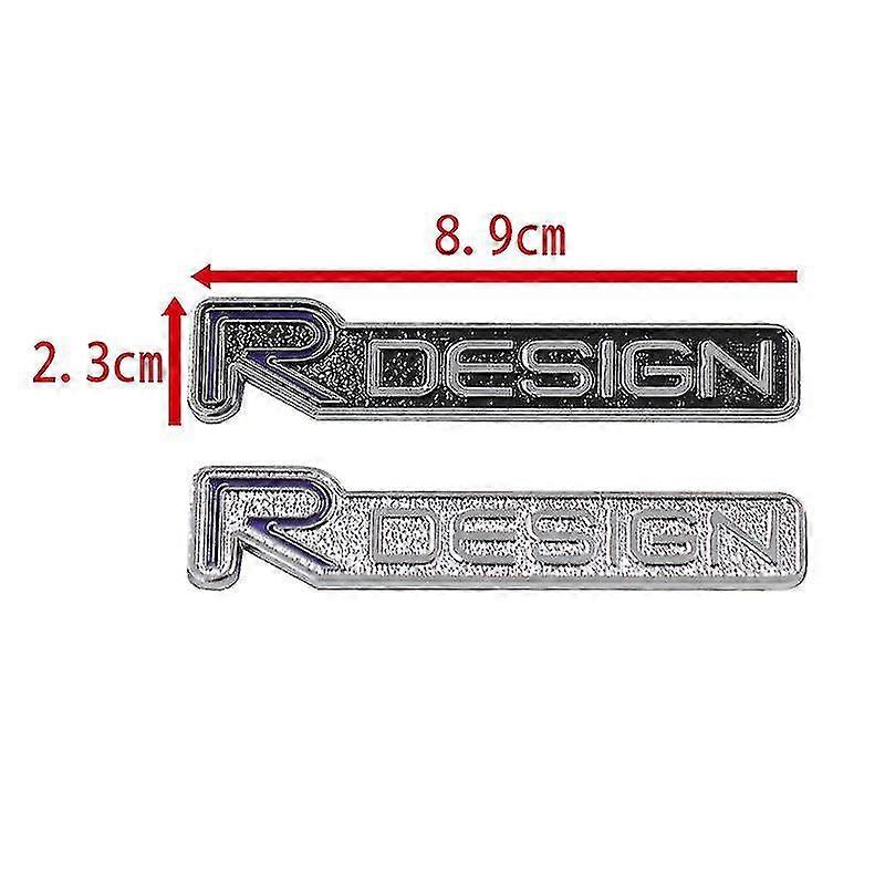 3d Metal R Design Logo Car Front Grill Emblem For Volvo V40 Cx60 C30 ...