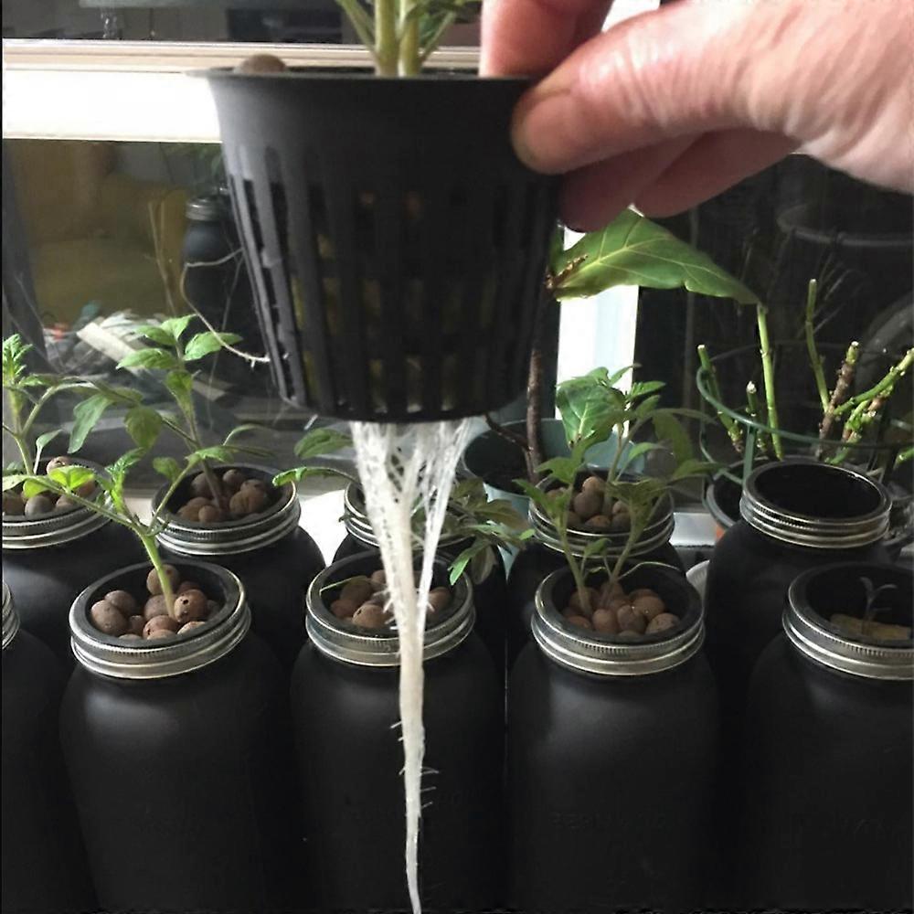 25 PCS Garden Slotted Mesh Net Cups 3 Inch Hydroponic Planting Basket ...