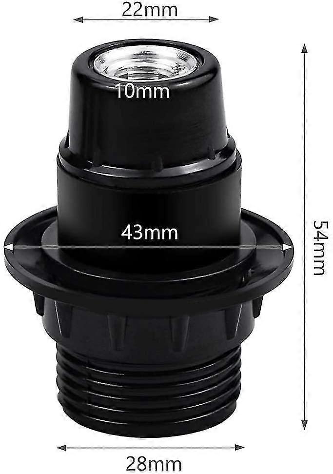 8 Pcs E14 Bulb Lamp Socket 250v 4a Bulb Socket Fit E14 Screw Bulbs ...