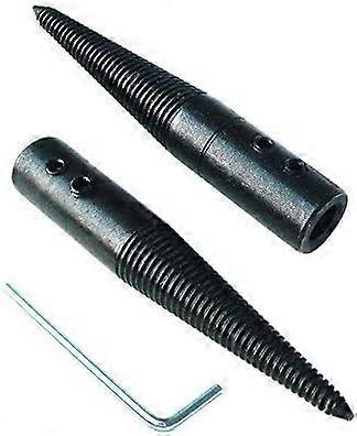 of 2 tapered threaded adapters for bench grinder, grinder, polishing ...