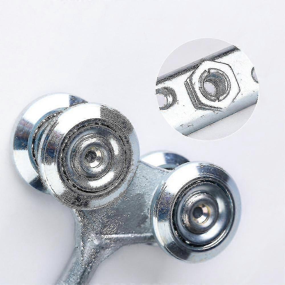 Heavy Duty Sliding Track Roller Hanging Barn Door Rail Trolley Wheel ...