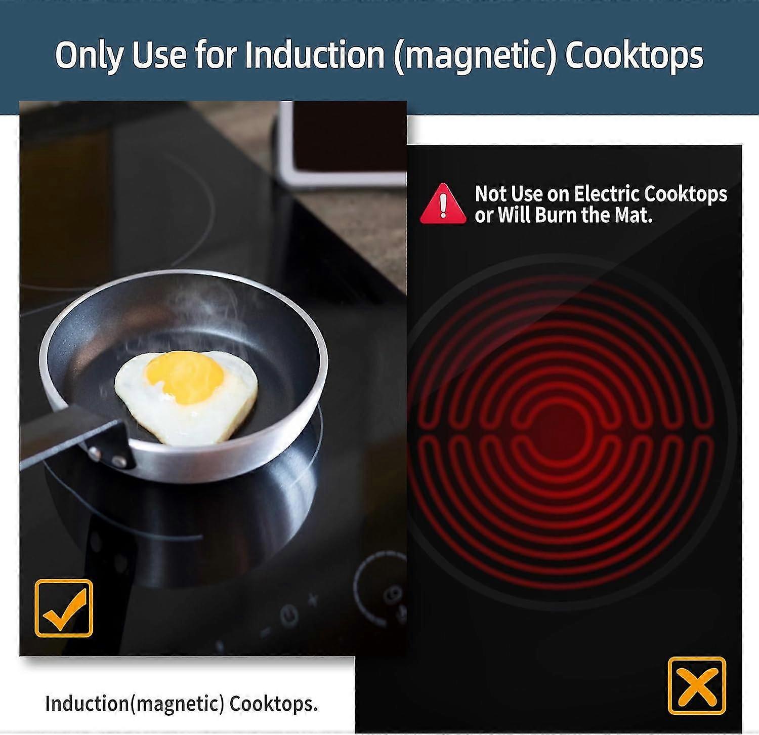Large Silicone Induction Cooktop Protector Mat, 20.4 In X 30.7 In ...