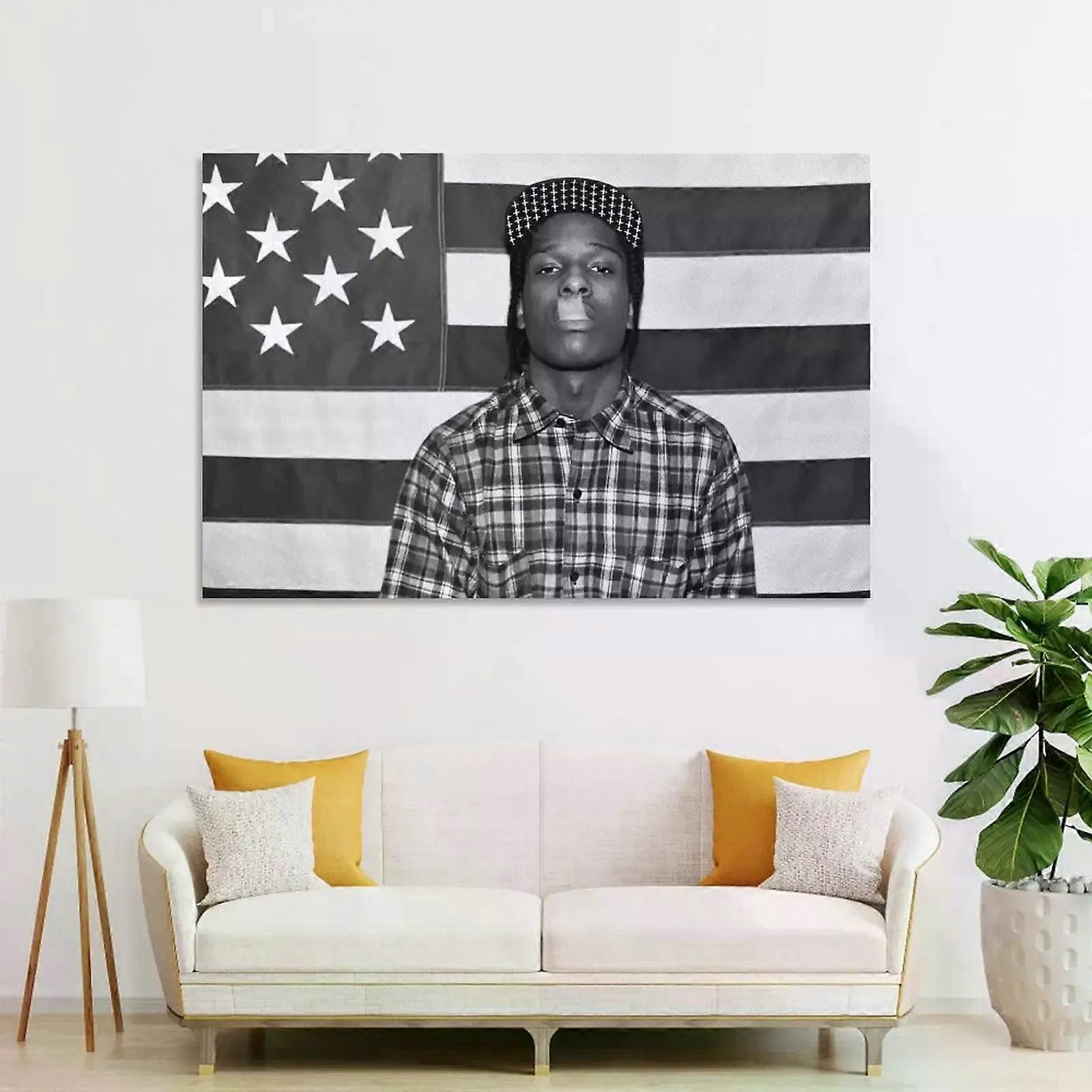 American Flag Rap Rapper Motivational Inspirational Office Gym Wall ...