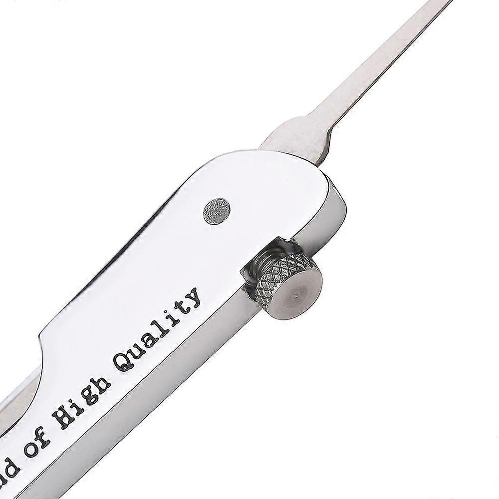 7-in-1 Compact Lock Pick Set with Stainless Steel and Wrench for Lock ...