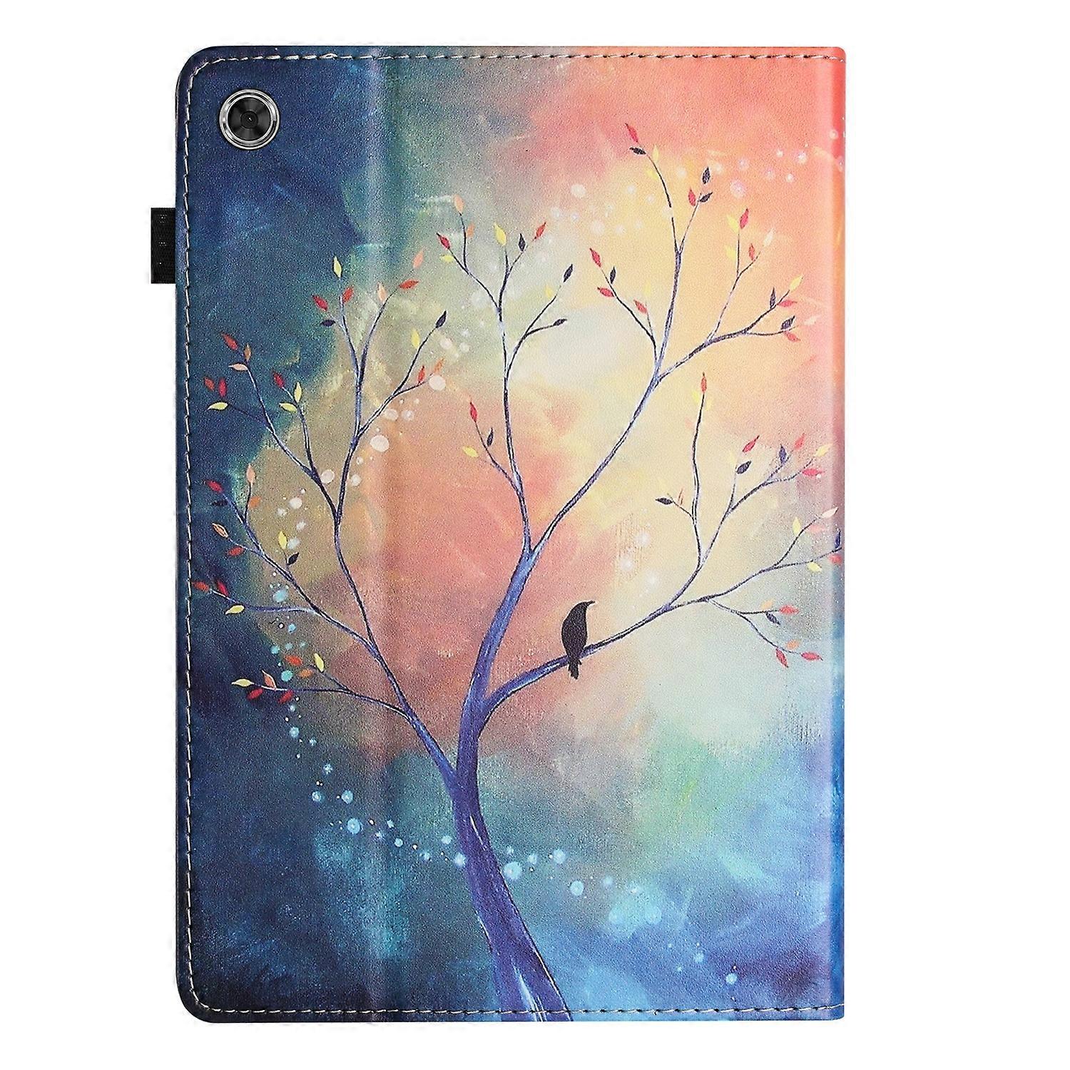 Sewing Litchi Texture Leather Tablet Case For Samsung Galaxy Tab A9 ...