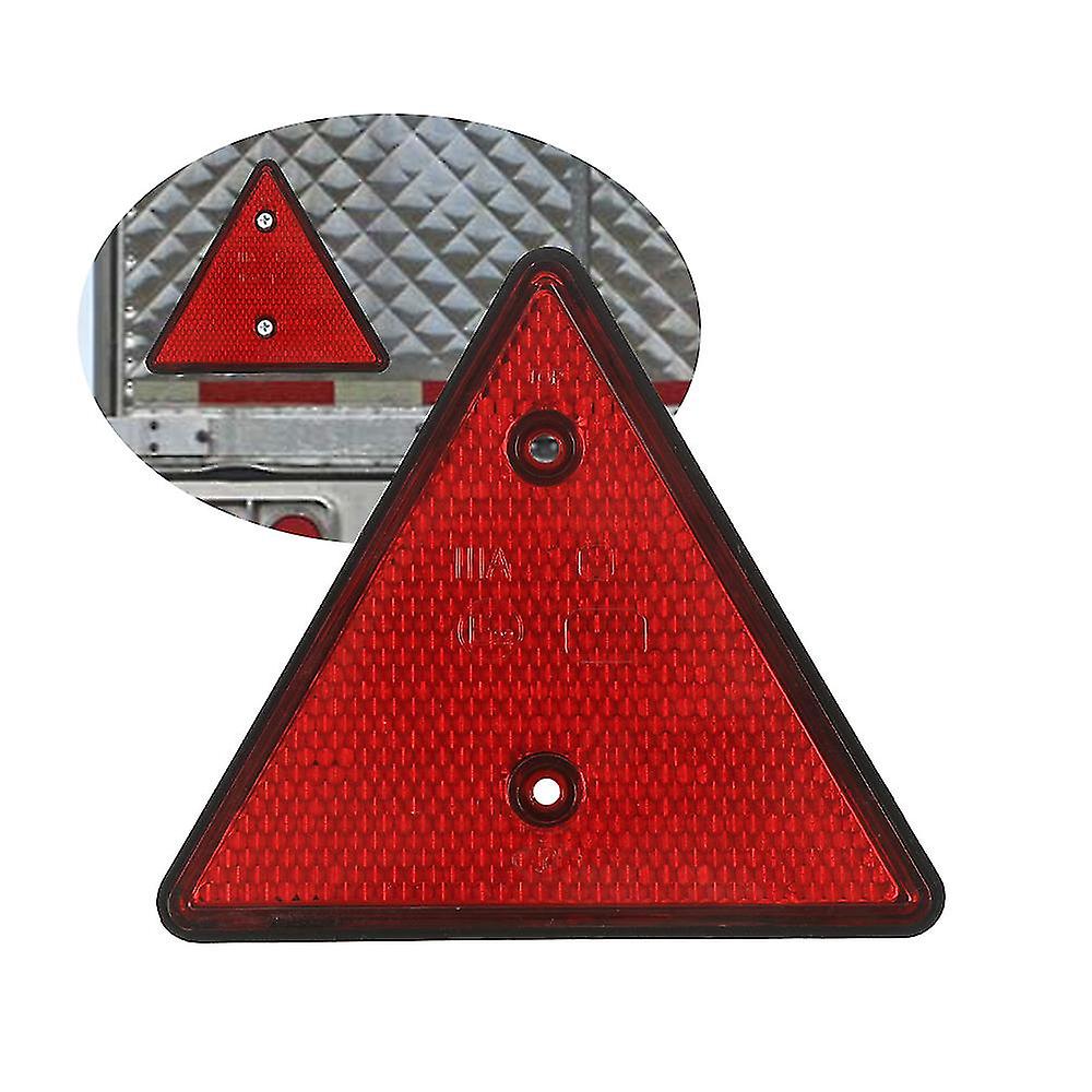 Set Of 2 Reflector Triangle Red, Reflector Triangle For Trailer ...