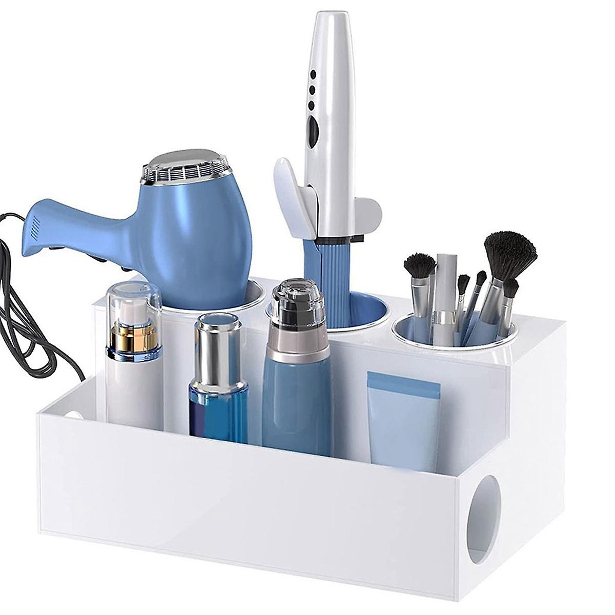 Hair Tool Organizer Acrylic Countertop Hair Dryer and Styling Holder ...
