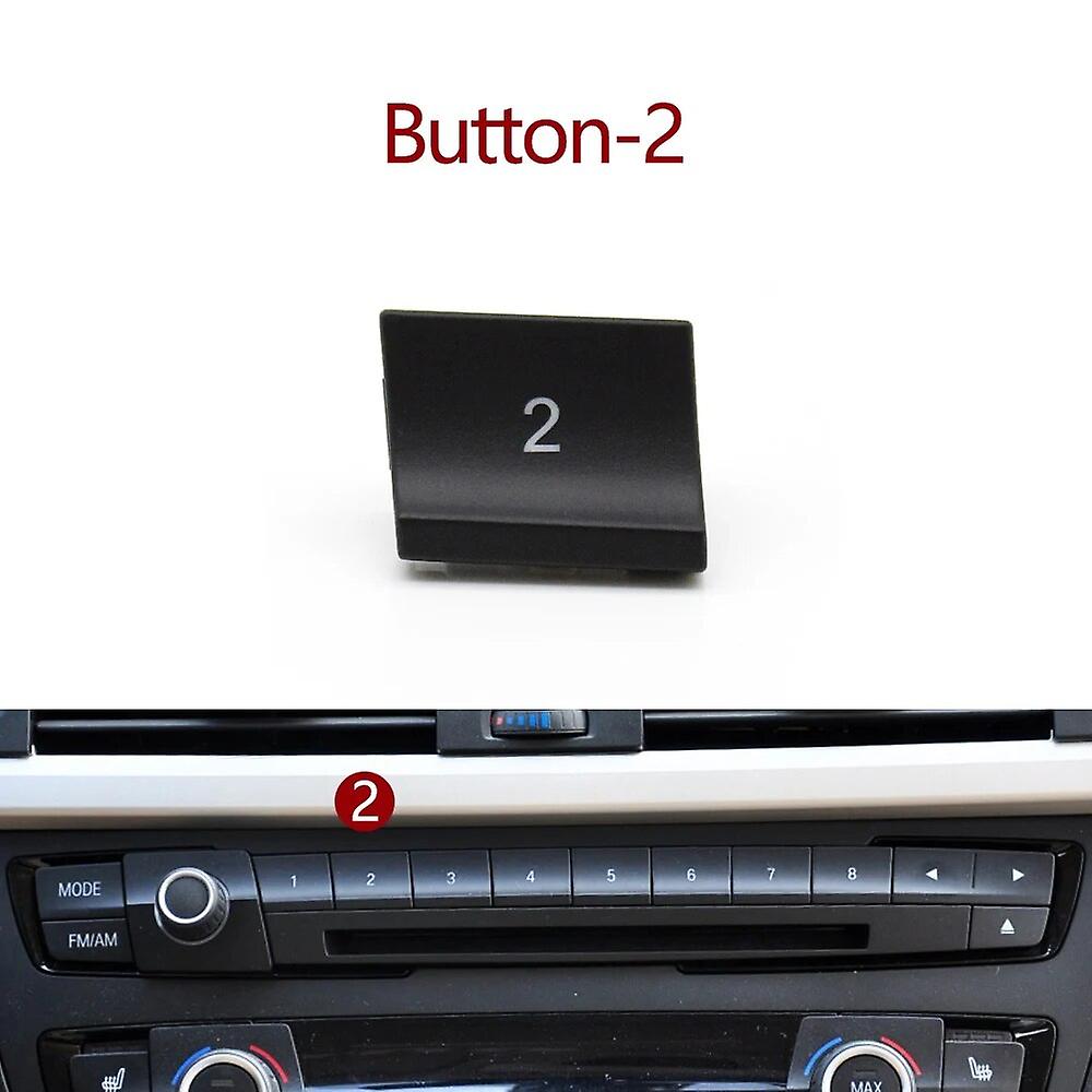 Car Front Dashboard Radio CD Player Digit Button Switch Buttons Cover ...