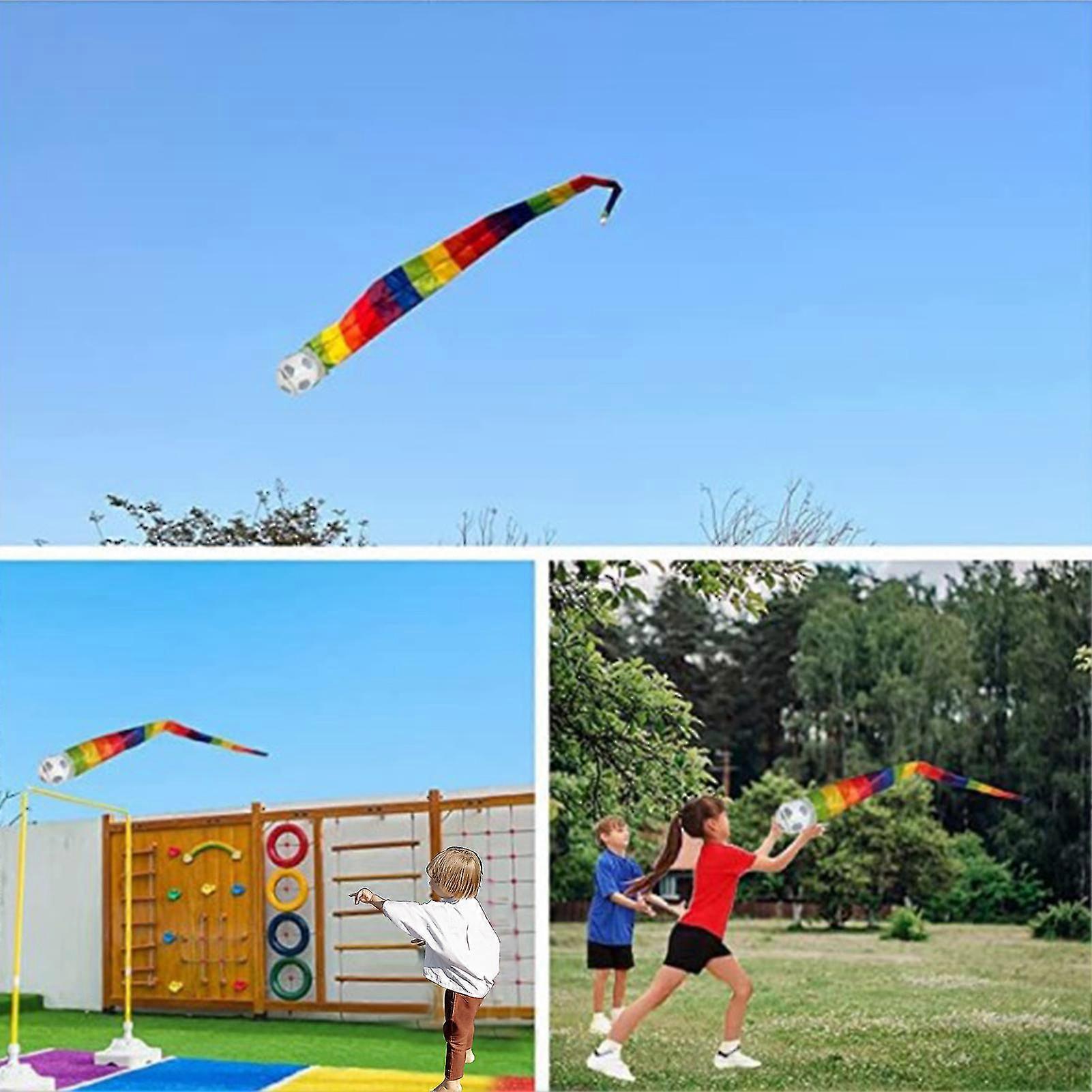 Rainbow Sky Tails Ball Rainbow Catch Tail Ball Educational Sports ...