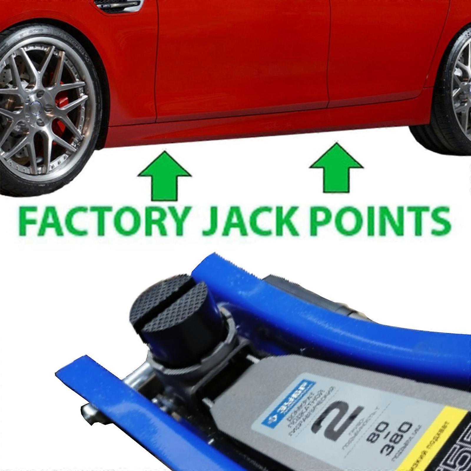 Floor Slotted Car Jack Rubber Pad Frame Protector Adapter Jacking Tool ...