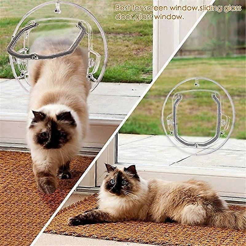 Cat Flap Door For Cats Dogs Pet, Large Cat Flap Door For Windows ...