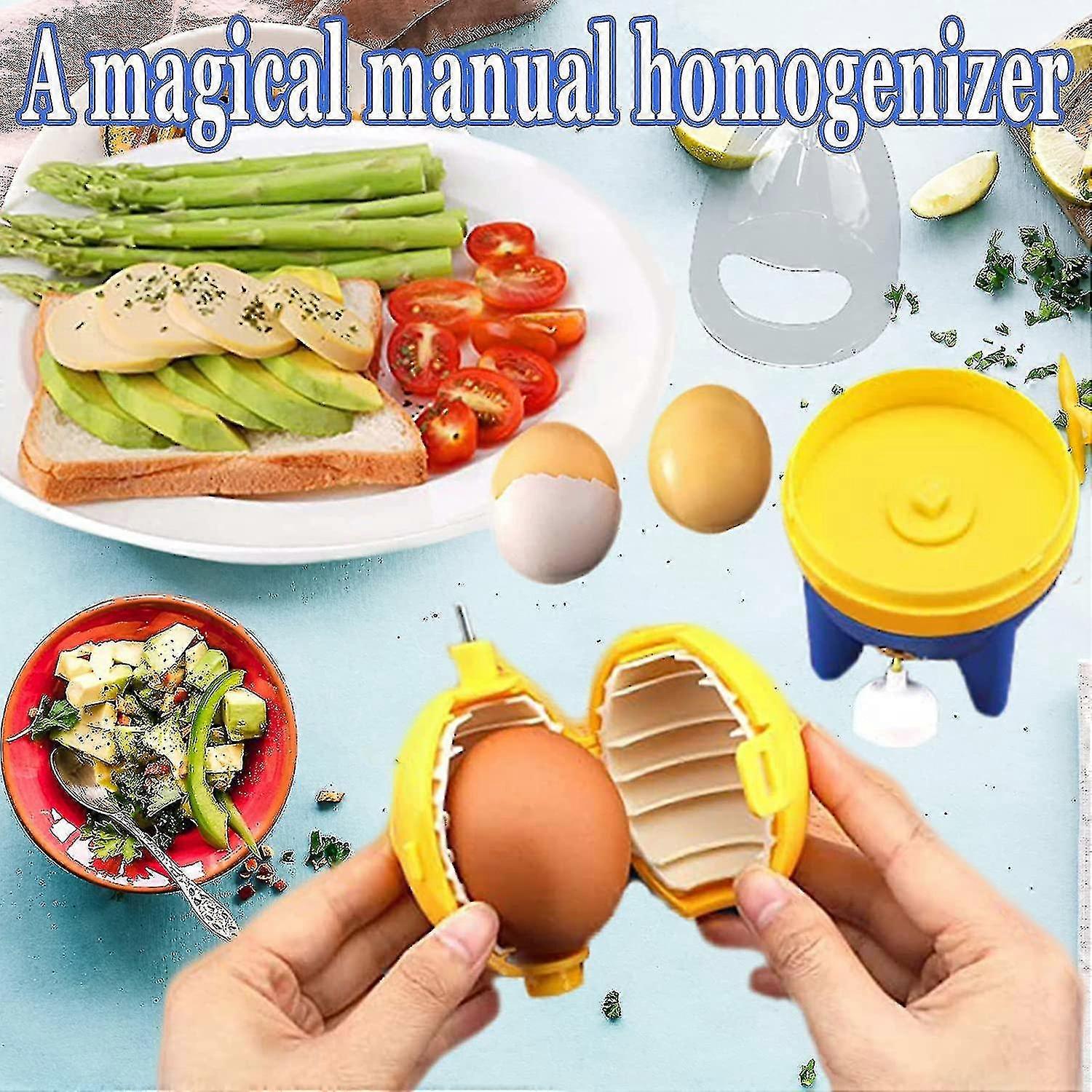 Egg Yolk Mixer, Quick Manual Egg Mixer Portable Egg Maker, Eggs Shaker ...