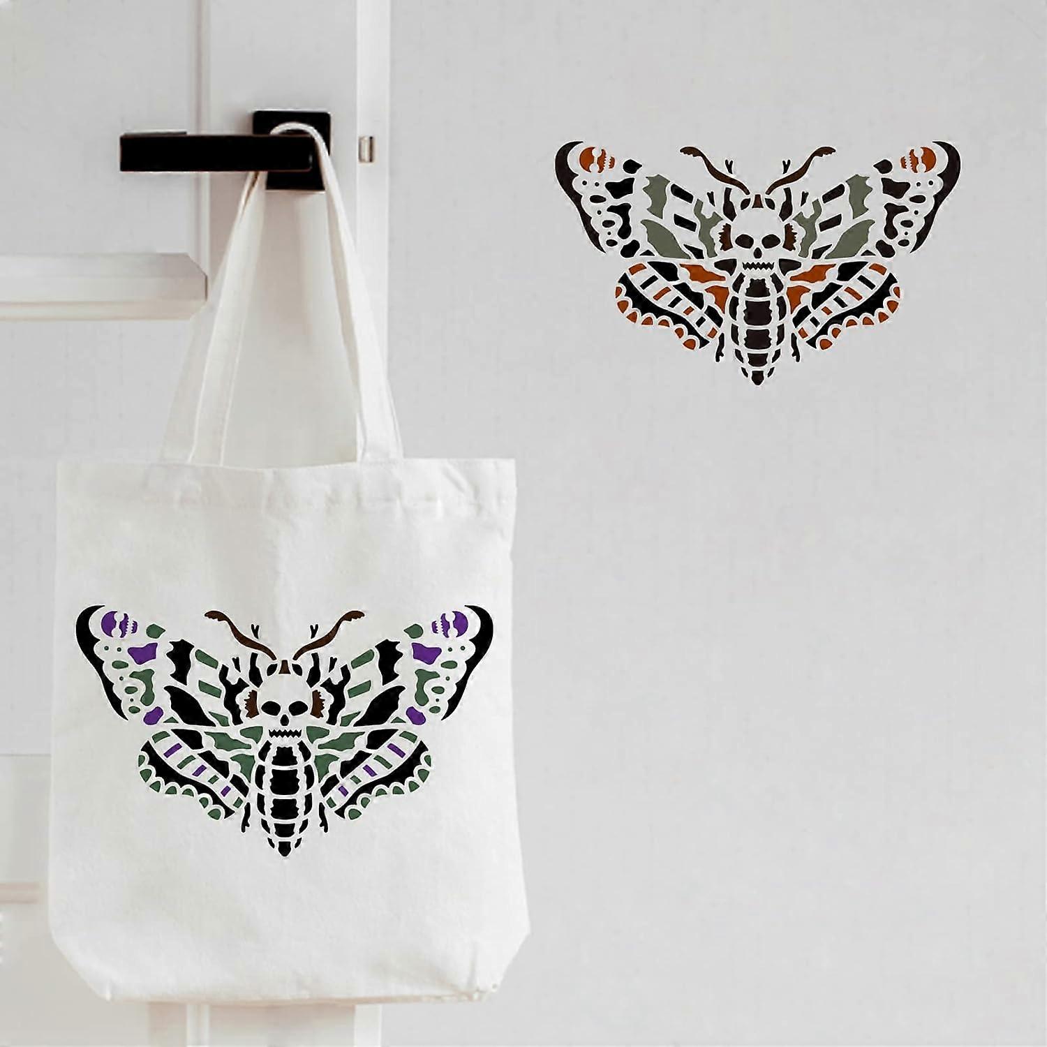 Moth Skeleton Drawing Painting Stencils Template 11.6x8.3 inch Plastic ...